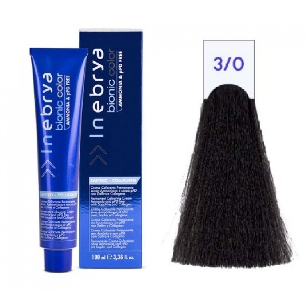 Hajszerviz.huInebrya Bionic Color ammóniamentes és PPD-mentes hajfesték 3.0